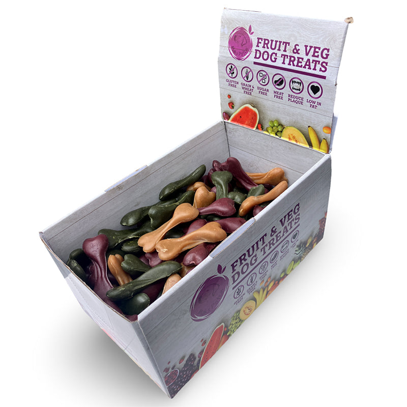 Vegan Dog Treats - Maks Patch Fruit & Veg Bones - Miro&Makauri